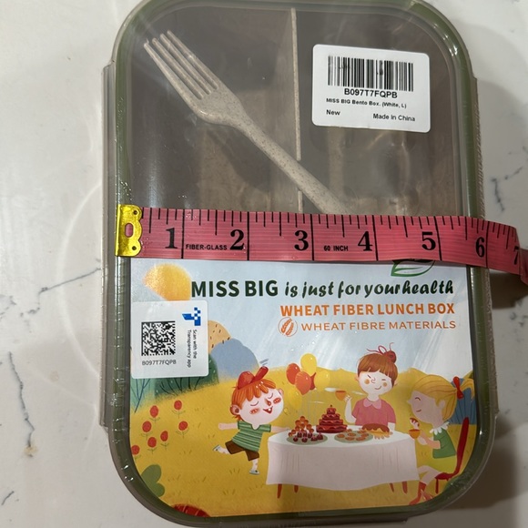 miss big | Kitchen | Bento Box Style Container Wheat Fiber Lunch Box ...